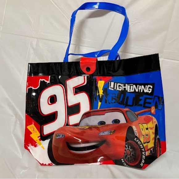 Disney | Accessories | Disney Pixar Cars Lightning Mcqueen Tote Bag X14 ...